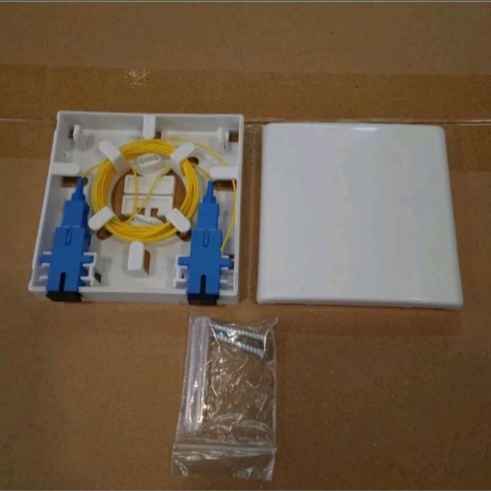 Jual roset 2 core lengkap pigtail adapter sc upc - Jakarta Barat - Tech ...