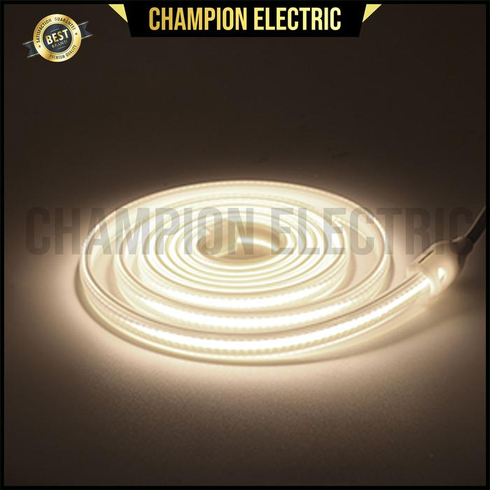 Jual Lampu Strip LED COB 220V Selang Outdoor Waterproof Dotless Meteran ...