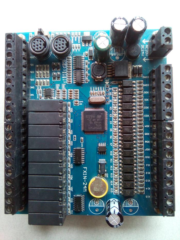Jual plc ladder logic controller mitsubishi FX1N-24MR-4AD-2DA SCADA ...