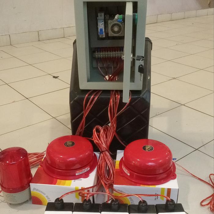 Jual panel sirene /Panel Fire alarm rondbell 6inch (150mm) With Timer ...