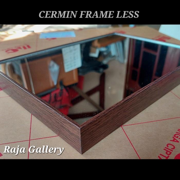 Jual Custom Ukuran - Cermin Frame Less Gantung Dinding Minimalis Panel ...