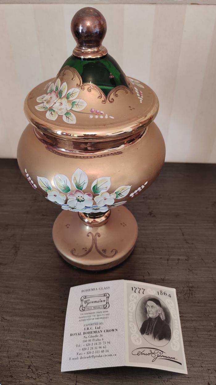 Jual Authentic Royal Bohemian Crown Egermann Series Vas Made In Czech ...