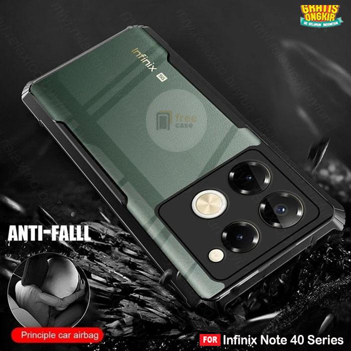 Jual Infinix Note 40 Pro Fuze Beatle Bumper Armor Transparan Hard Case ...