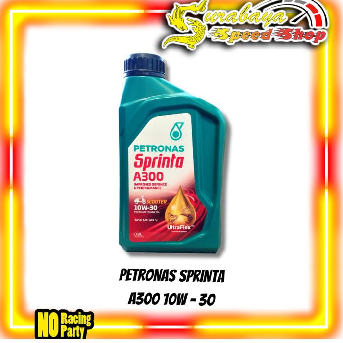 Promo Petronas Sprinta Oli Motor A300 10W-30 Mineral Kapasitas 0,8 ...
