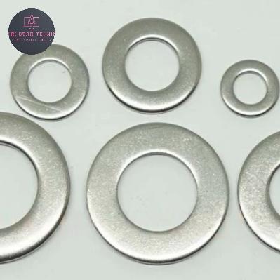 Jual Ring plat M8 lebar stainless steel 304 washer plat M8 stainless ...