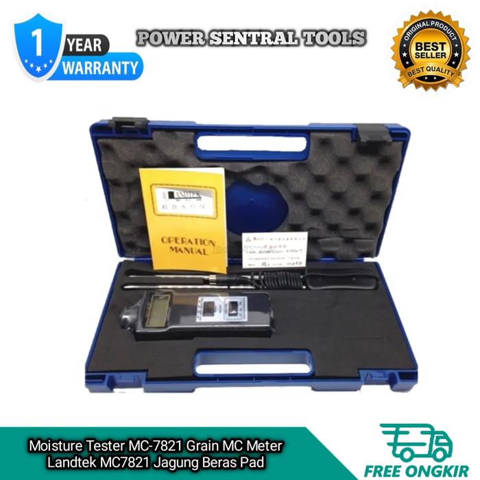 Jual Moisture Tester MC-7821 Grain MC Meter Landtek MC7821 Jagung Beras ...
