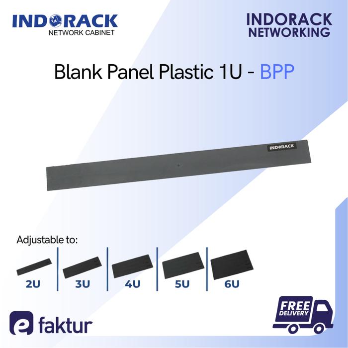 Jual Indorack Accesories Blank Panel Plastic 1U Penutup Celah ...