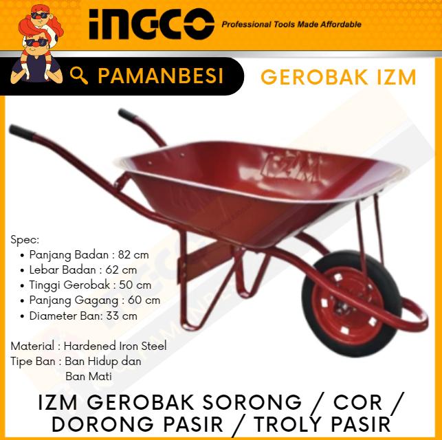 Jual Gerobak Sorong / Gerobak Cor / Gerobak Dorong Pasir / Troly Pasir ...