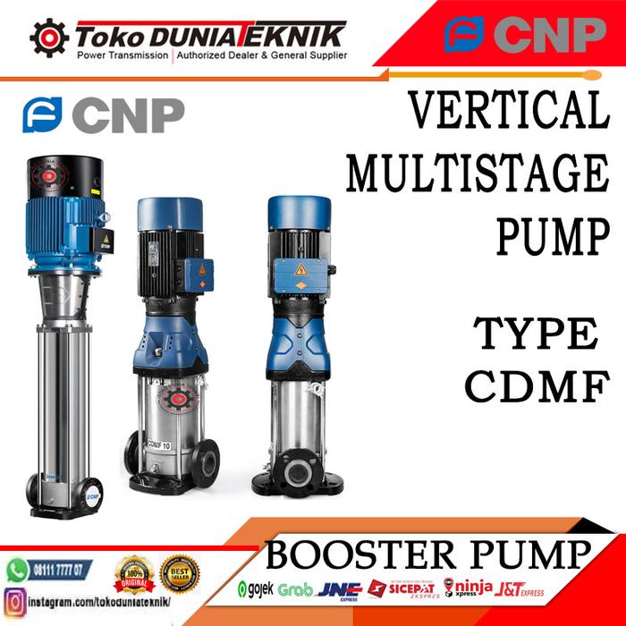 Jual CNP CDMF 15-9 POWER 7.5 KW / 10HP / 3PHASE - BOOSTER PUMP VERTICAL ...