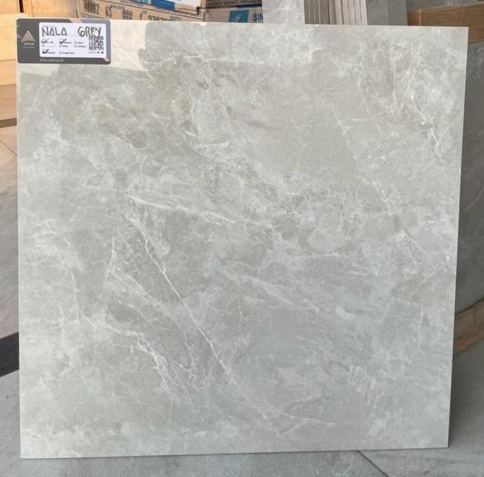 Jual Arna Nala White Grey Glossy Gloss Kilap 60x60 Granite Granit ...