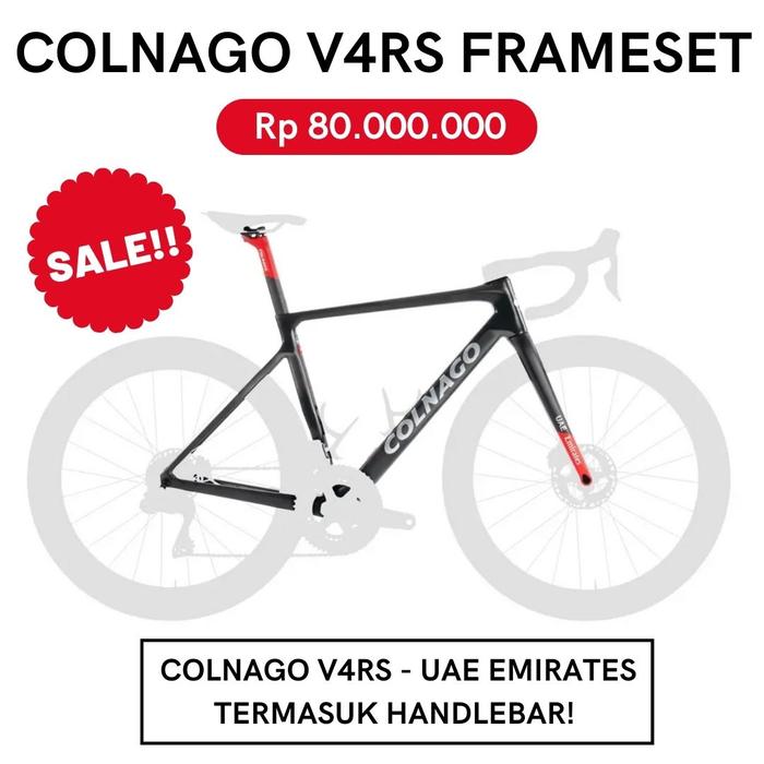 Jual Frameset Sepeda Colnago V4RS UAE Emirates Size 45 TERMASUK ...