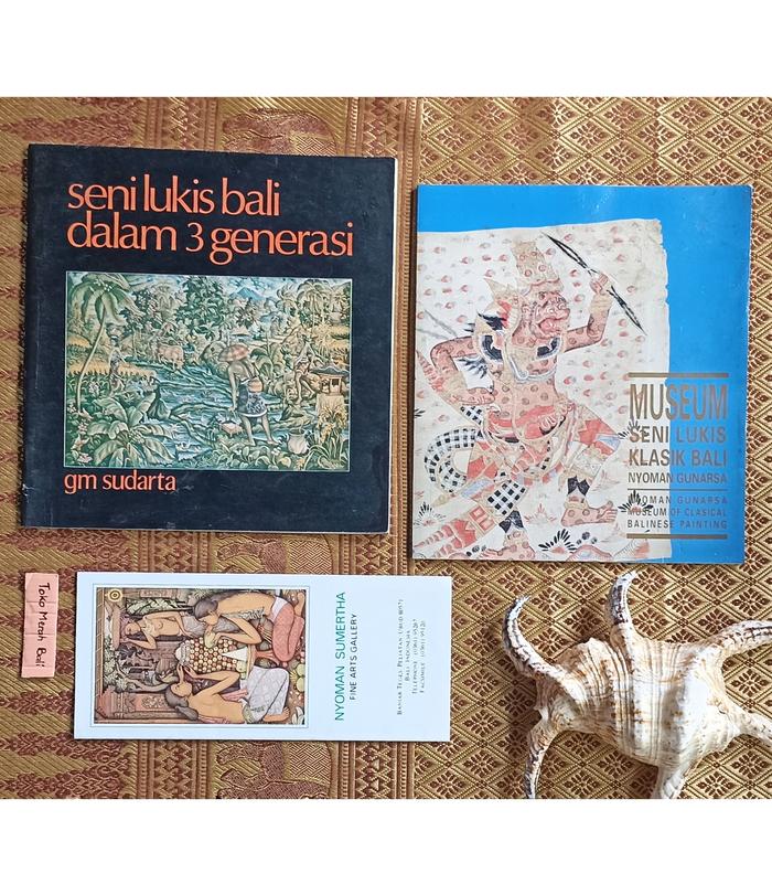 Jual Paket 2 buku dan 1 brosur Seni Lukis Bali dalam Tiga Generasi ...