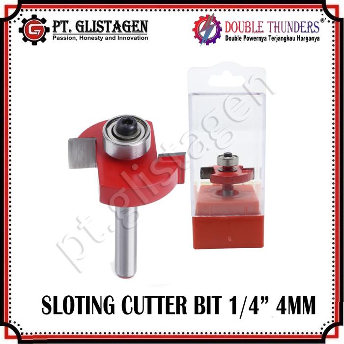Jual Mata Router Sloting Cutter Bit 1/4 x 4mm - Jakarta Pusat - PT ...