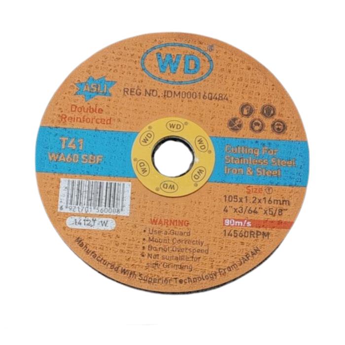 Jual Mata Gerinda Potong 4 inch Cutting Wheel WD Batu Besi Metal ...