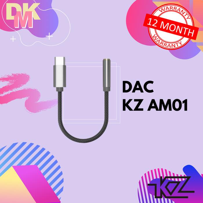 Jual KZ AM01 Decoding Amplifier DAC Connector USB Type C Jack 3.5mm Dongle - Jakarta Timur ...