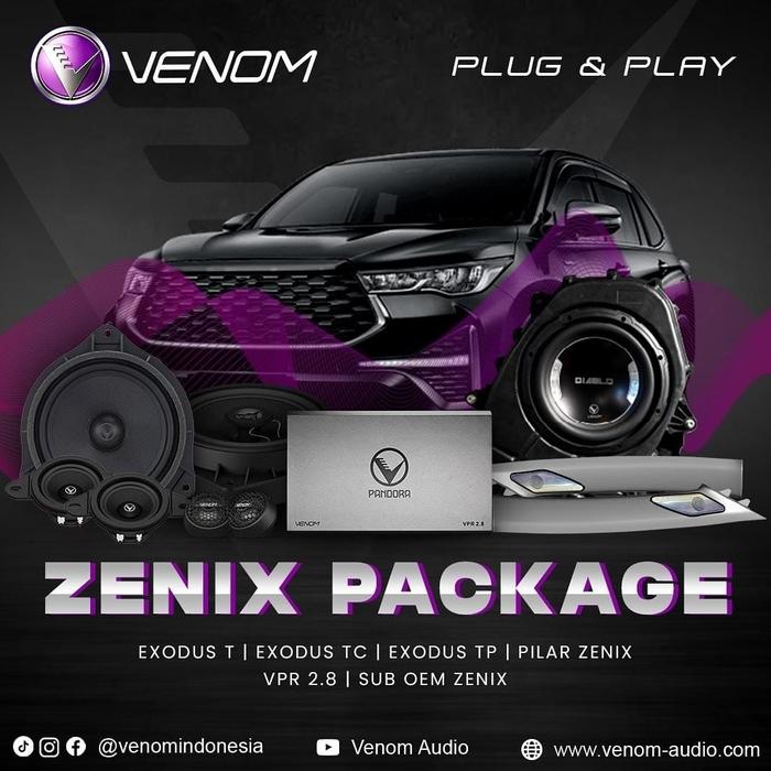 Jual Paket Audio Mobil Full Set Sound System VENOM PnP OEM Look INNOVA ...