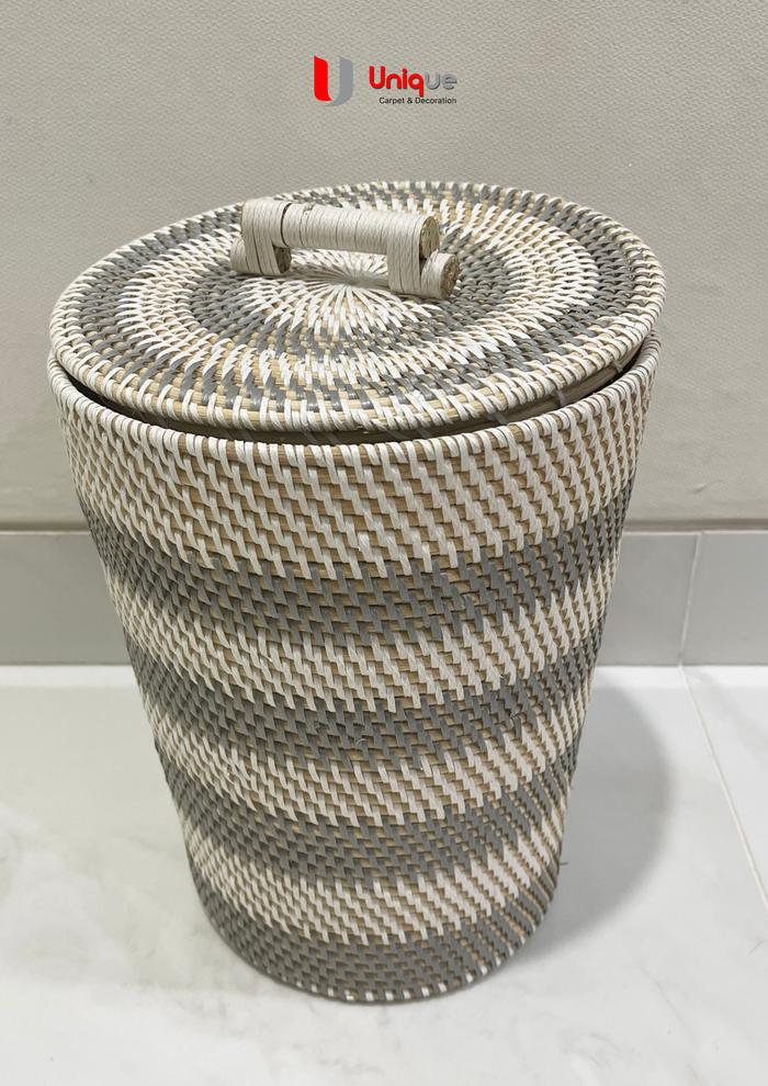 Jual Tempat sampah rotan / Rattan Trash Bin - Jakarta Utara - Unique Etnik Shop | Tokopedia