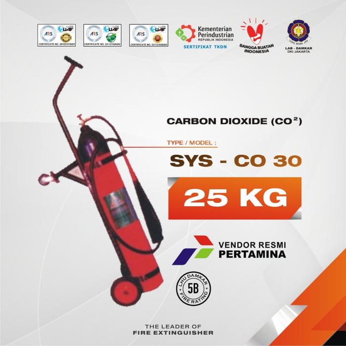 Promo APAR Carbon Dioxide CO₂ 25 Kg - Alat Pemadam Api Premium - Sysco ...