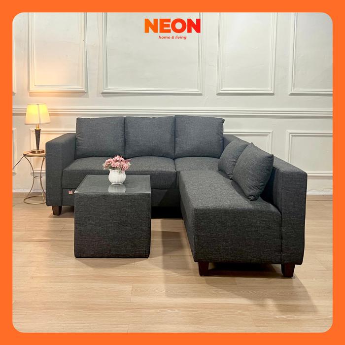 Jual NEON Sofa Vegas | Sofa Sudut dan Meja Minimalis | Sofa L Ruang Tamu - Kota Makassar - Neon ...