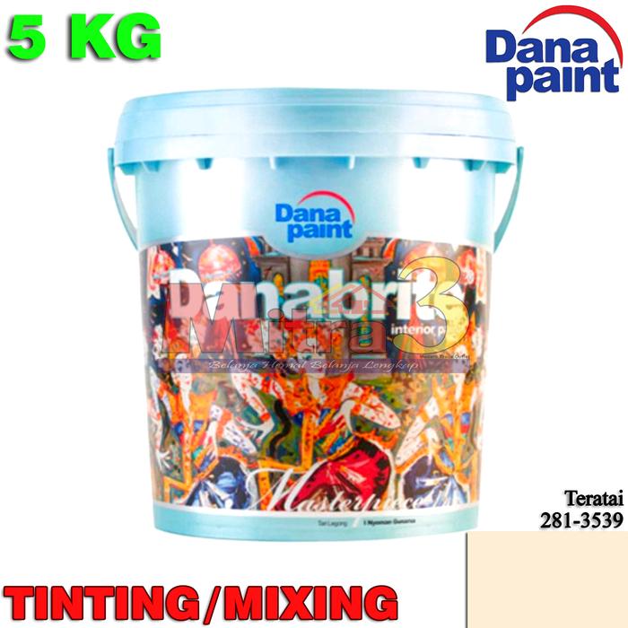 Jual Cat Tembok Interior DANABRITE 5KG Teratai 3539 (mixing) Danapaint ...