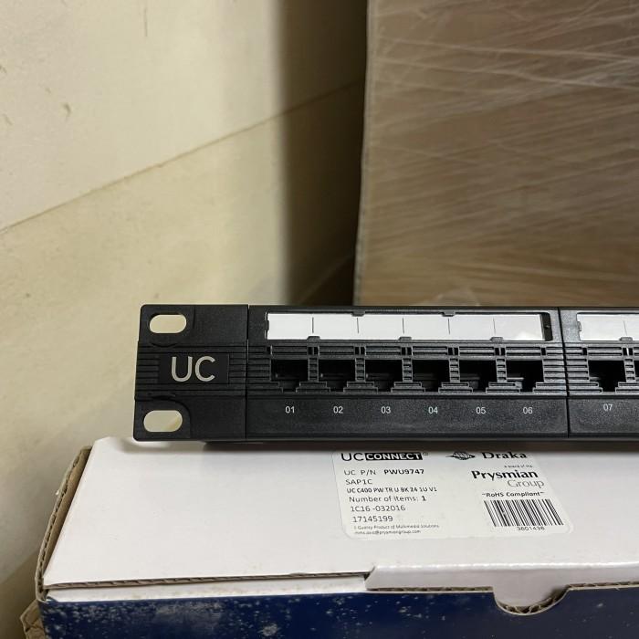 Jual Patch panel utp data 1 giga 24 port cat 6 draka lengkap - Jakarta ...