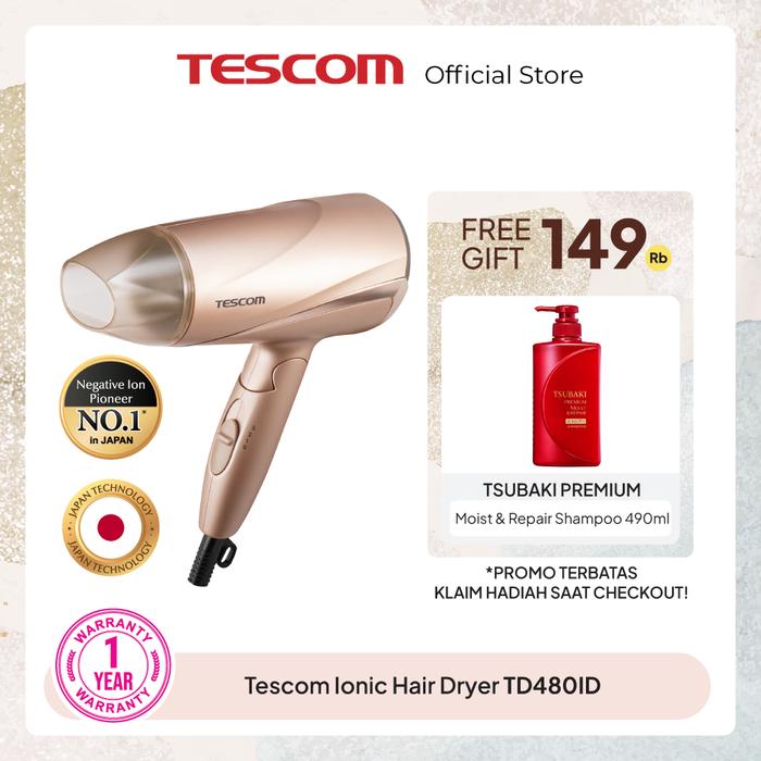 Promo Tescom Ionic Hair Dryer / Pengering Rambut Mengandung Ion TD480ID ...