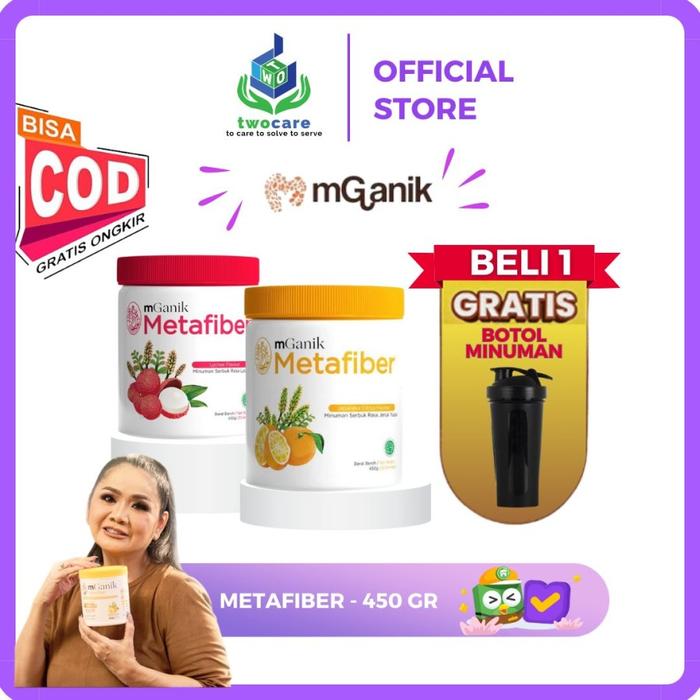 Jual Mganik Metafiber 252 gram 42 serving M Ganik Meta Fiber Untuk ...