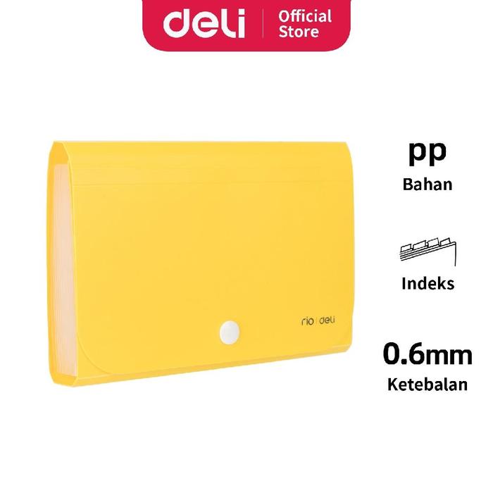 Jual Expanding File Plastik A6 12 / Map Nota Plastik / Pembagi Dengan ...