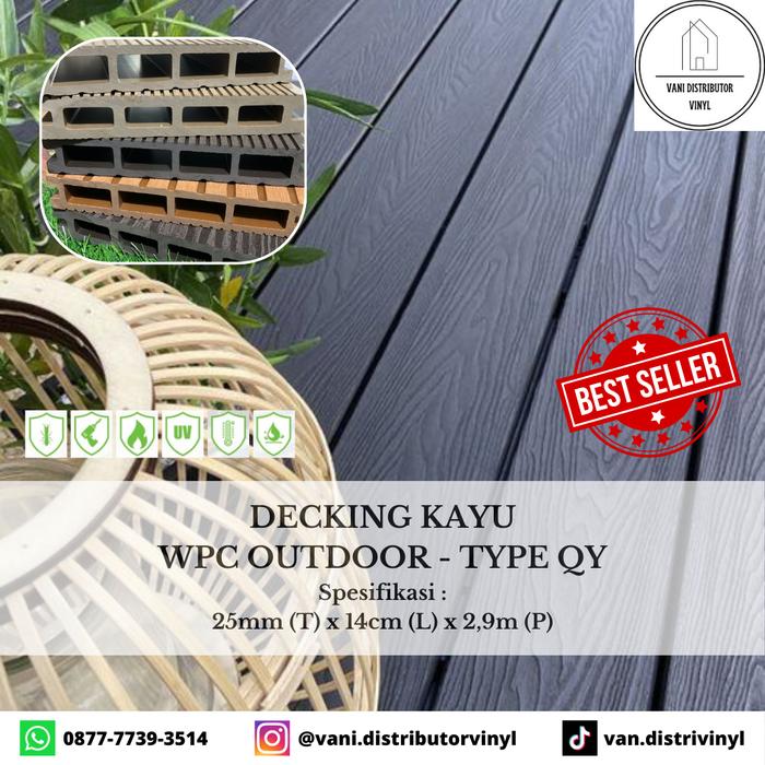 Jual Lantai Decking WPC / Lantai Taman Outdoor / Lantai Kolam Renang ...