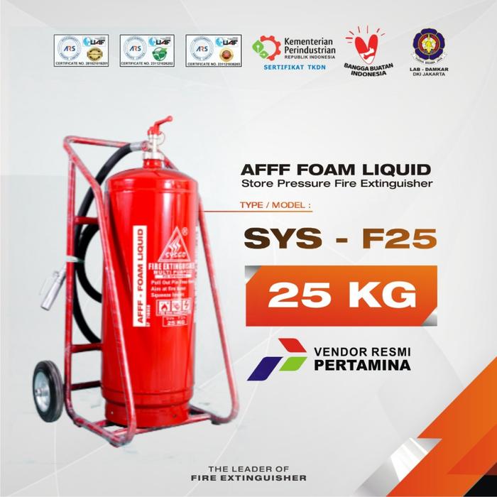 Jual APAR AFFF Foam Liquid 25 Kg - Alat Pemadam Api/Kebakaran Premium ...