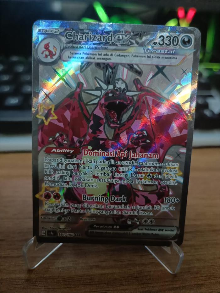 Jual Charizard ex SSR sv4a 331/190 Kartu Pokemon TCG Indonesia - Jakarta Barat - PokeUltra ...