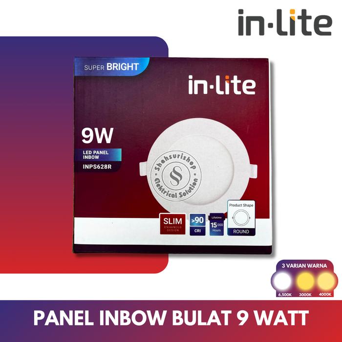 Jual IN-LITE INPS628R LAMPU DOWNLIGHT PANEL LED INBOW BULAT BERGARANSI ...