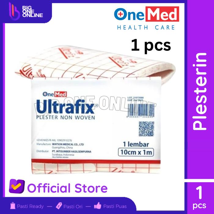 Promo OneMed Ultrafix Plester Luka Non Woven, P3K Plaster Penutup Luka ...