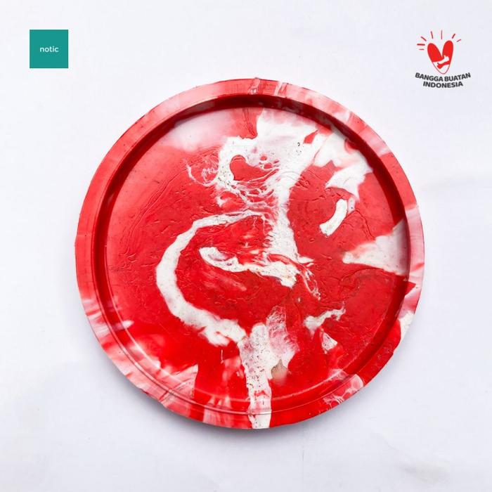 Jual Notic Coaster tray recycled plastic waste tatakan plastik daur ...