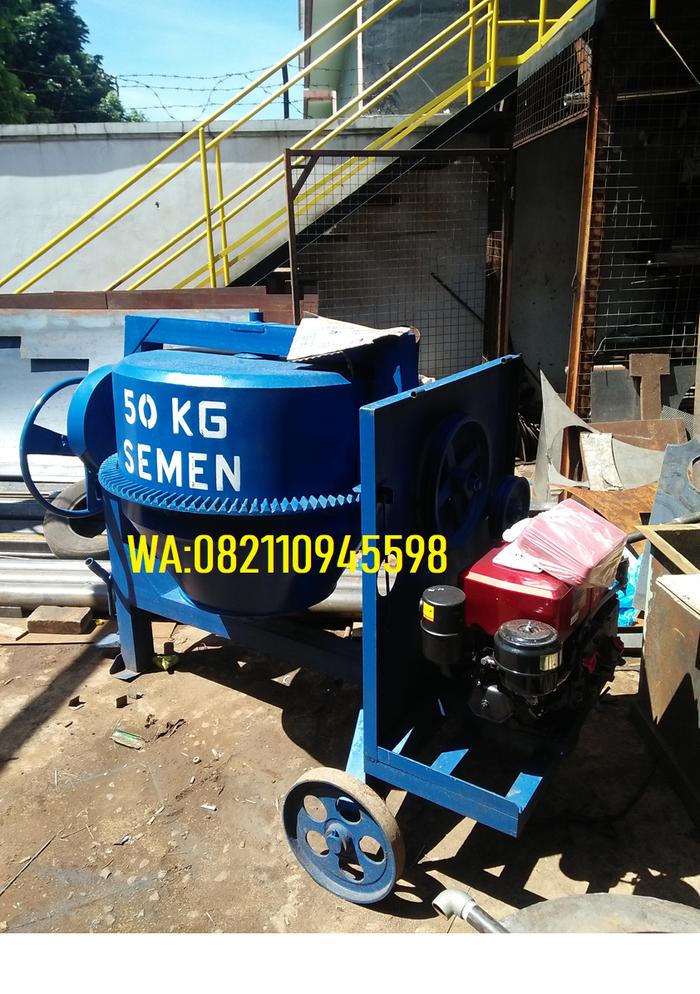 Jual Mesin Mixer Molen Beton / Mesin Mixer Beton Kapasitas 1 Sak Semen - Kota Bogor - Mesin ...