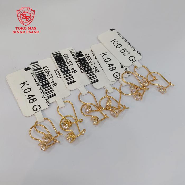 Promo ANTING EMAS ANAK MODEL DESY KADAR 16K MULAI DARI 0,50 GR Cicil 0% ...
