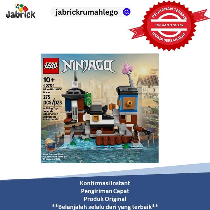 Jual LEGO 40704 Micro NINJAGO Docks - Jakarta Utara - Jabrick Rumah ...