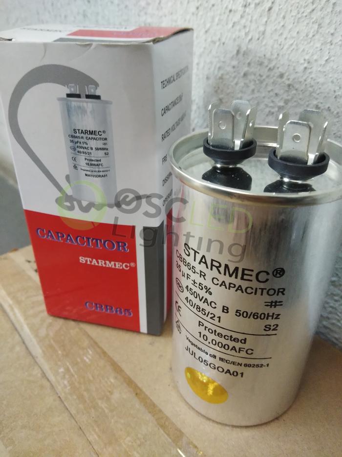 Jual STARMEC Capasitor AC 35 uF 450VAC 50/60 Hz - Jakarta Barat - Oscar ...