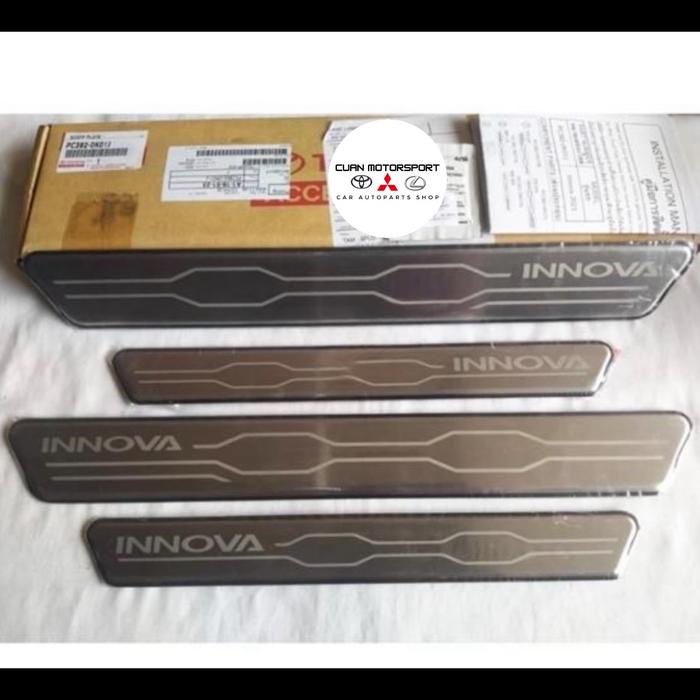 Jual Scuff Plate Chrome 1 Set Innova Zenix 2023 Original Toyota Seal ...