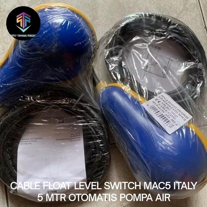 Jual CABLE FLOAT LEVEL SWITCH MAC5 ITALY 5 MTR OTOMATIS POMPA AIR ...