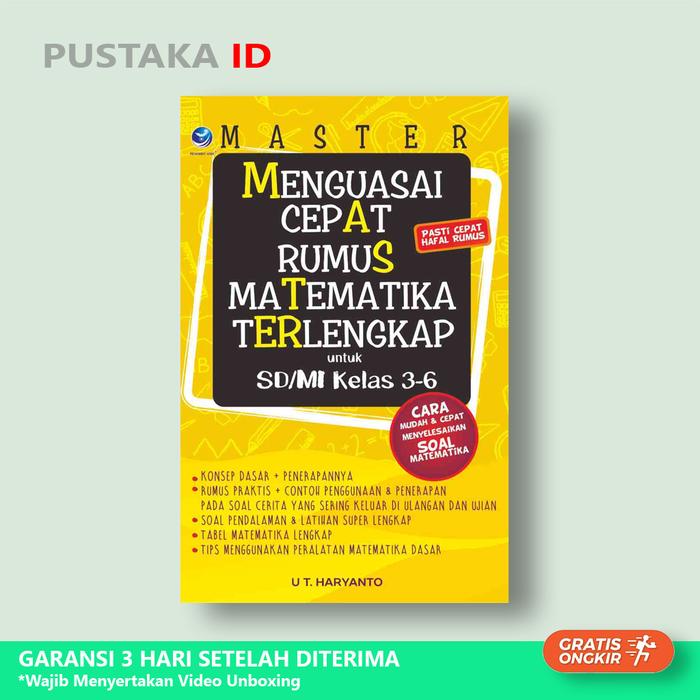 Promo Buku Master: Menguasai Cepat Rumus Matematika Terlengkap Untuk ...