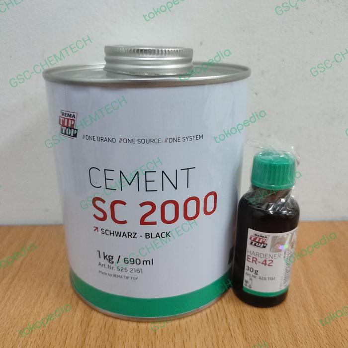 Jual Lem Karet Conveyor Rema Tip Top SC2000 Black + Hardener ER42 ...