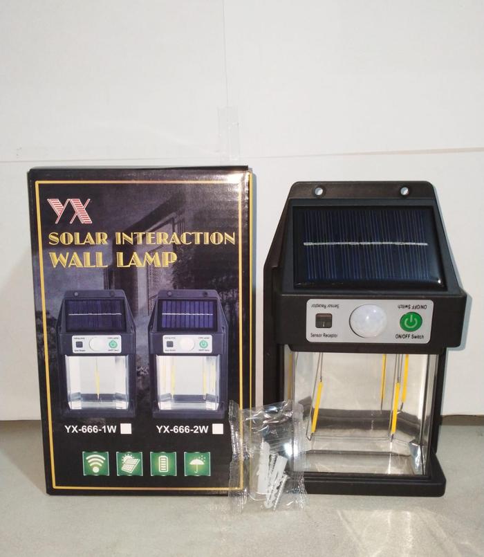 Jual Lampu Taman sensor Tenaga Surya 100 LED - model YX 666 - Jakarta Utara - Gudang Polypack ...
