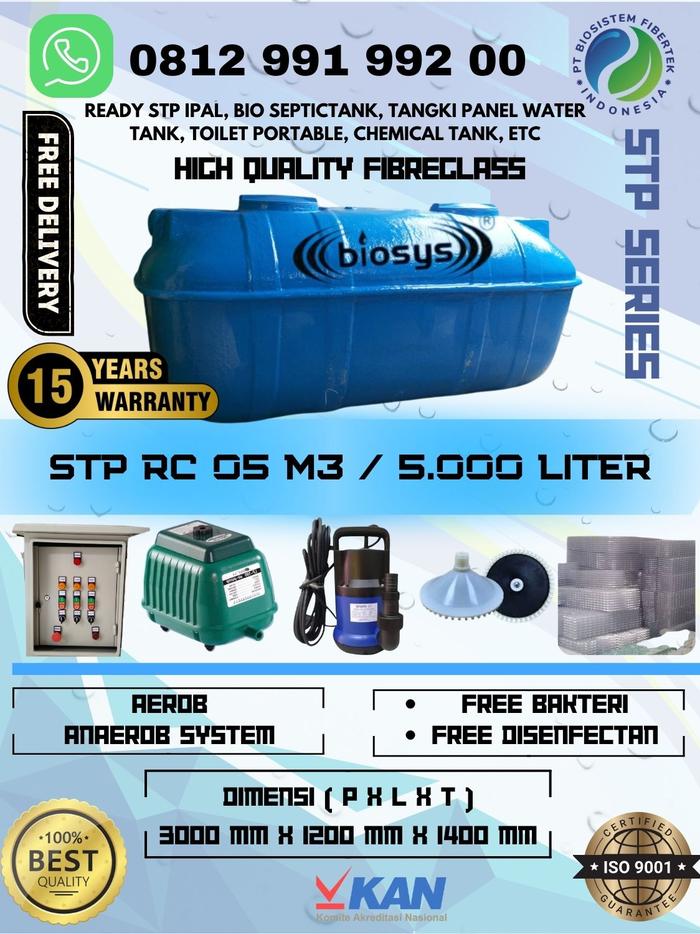 Jual STP Biotech Tipe RC 5000 Liter ( 5 M3 ), Septic Tank Biotech ...