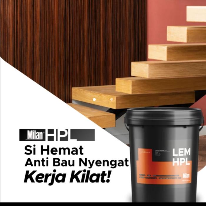 Jual Lem Milan HPL 4kg Galon Lem Waterbase For HPL & PVC Sheet ...