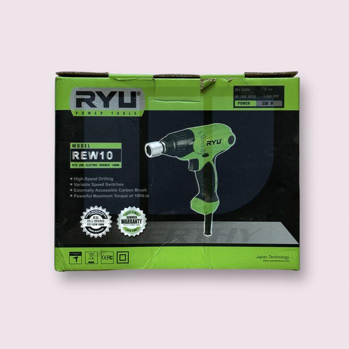 Jual RYU ELECTRIC IMPACT WRENCH REW10 / MESIN BUKA BAUT LISTRIK ...