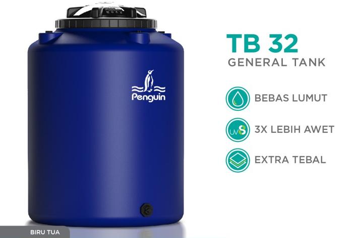 Jual Toren Tandon Tangki Air General Tank TB 32 - 300 Liter (Biru Tua ...