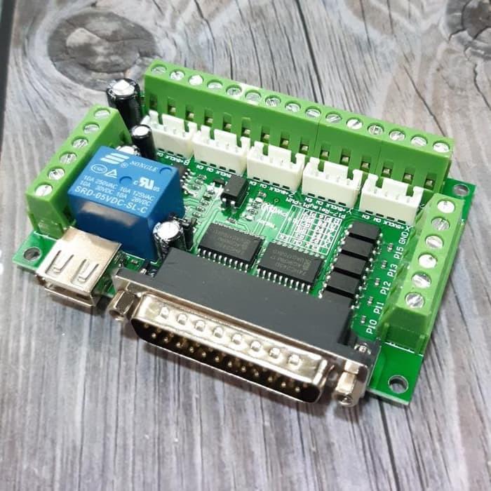 Jual New 5 Axis CNC Controller Board Mach3 Interface USB LPT 12v-24v ...