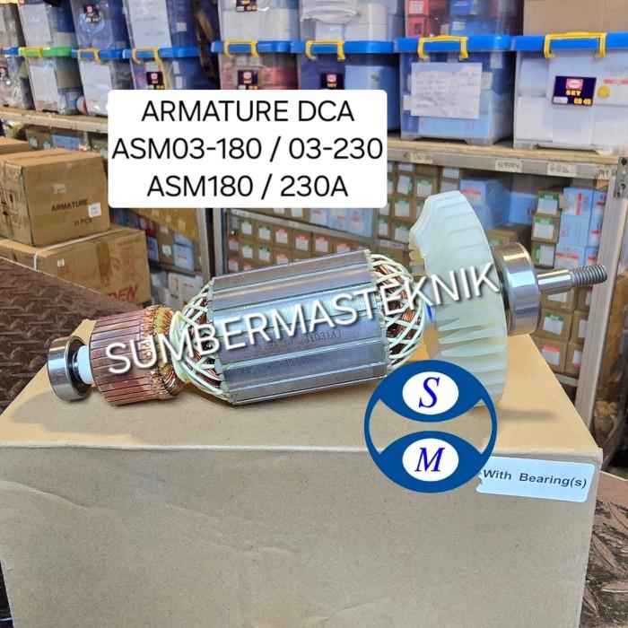 Jual ARMATURE DCA ASM03-180 ANGKER ROTOR GERINDA DCA 7" ASM 03-180 ORIGINAL - Jakarta Barat ...