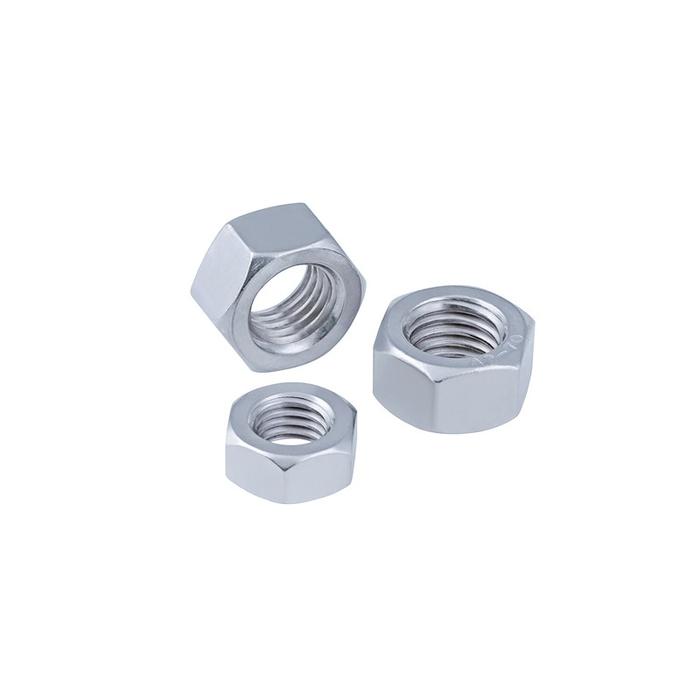 Jual Mur Putih Hexagonal Nut Drat M8 Galvanis Mur M8 Putih Hex Nut 8 Mm ...